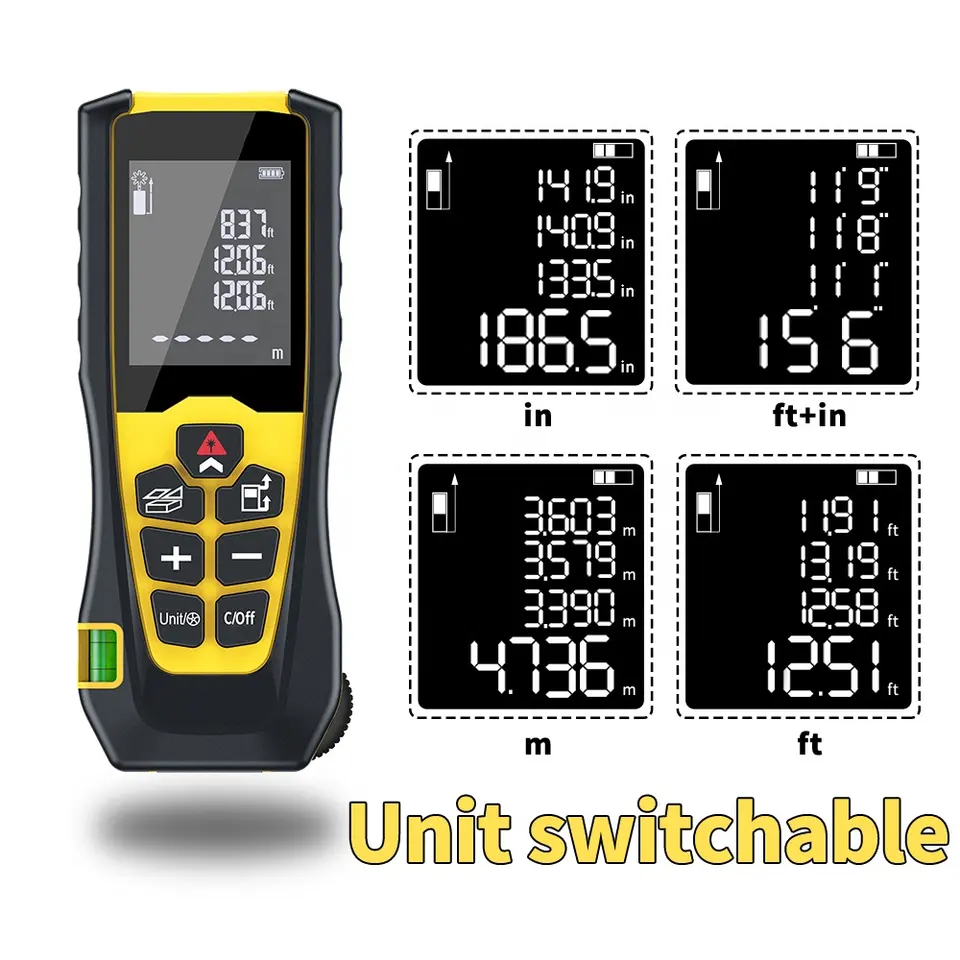XPR3SS 2in1 100Meters(328 feet) Laser Distance Meter With Measuring ...